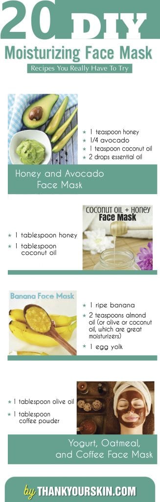 20 DIY Moisturizing Face Mask Recipes You Really Have to Try