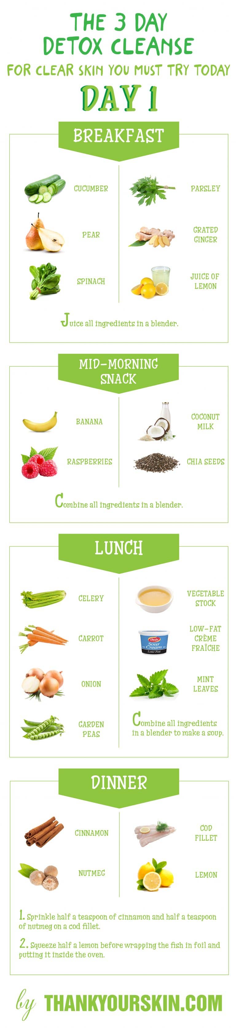 The 3 Day Detox Cleanse For Clear Skin You Must Try Today