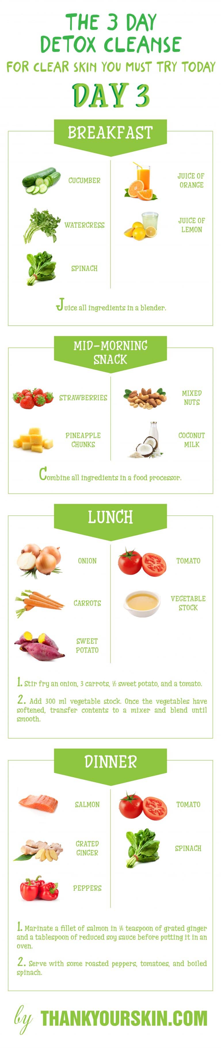 The 3 Day Detox Cleanse For Clear Skin You Must Try Today